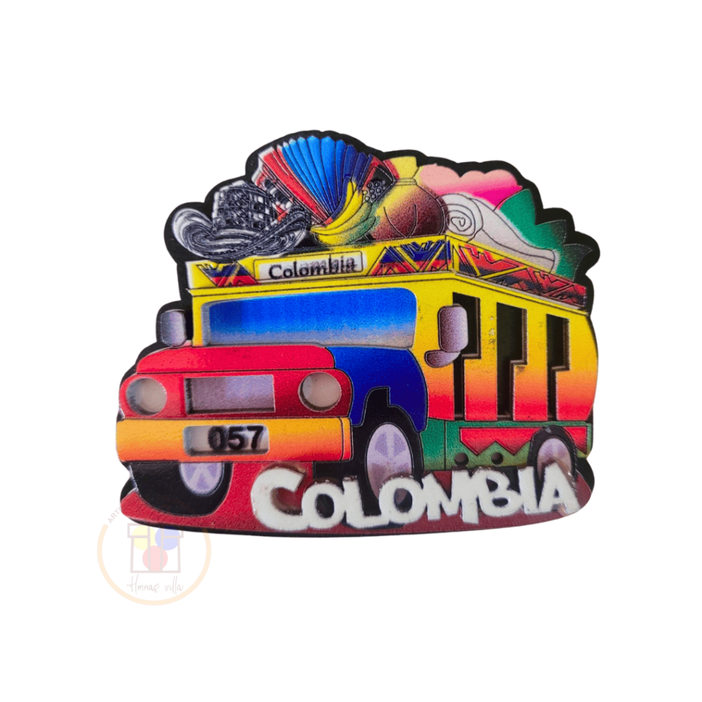 Iman madera Chiva - artesanias tipicas colombianas